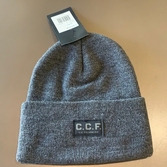 Filson | Accessories | Ccf Filson Watch Cap Hat Charcoal Grey Beanie ...